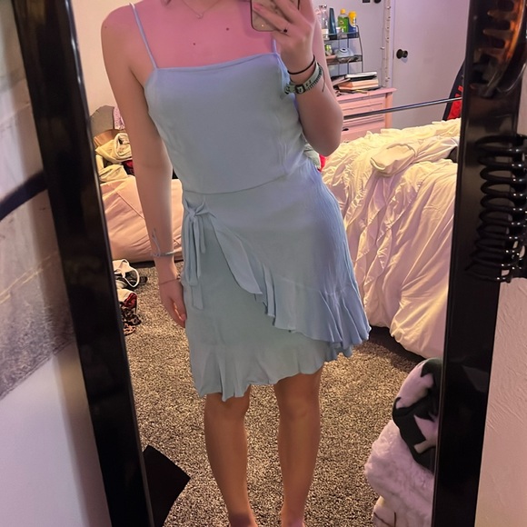 Altar'd State | Dresses | Cute Summer Dress Light Blue | Poshmark